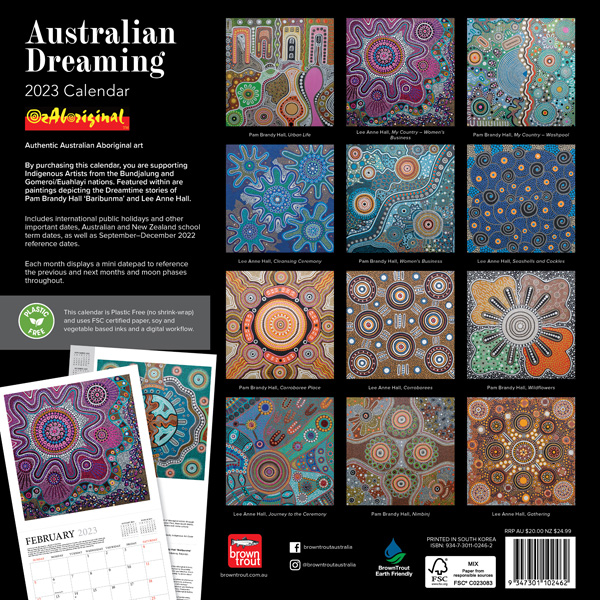 Australian Dreaming - 2023 Wall Calendar, 2023 Wall Calendars by ...