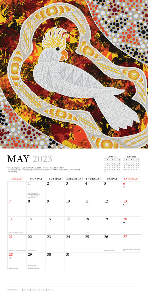 Aboriginal Art - 2023 Wall Calendar, Brush Dance by Browntrout ...