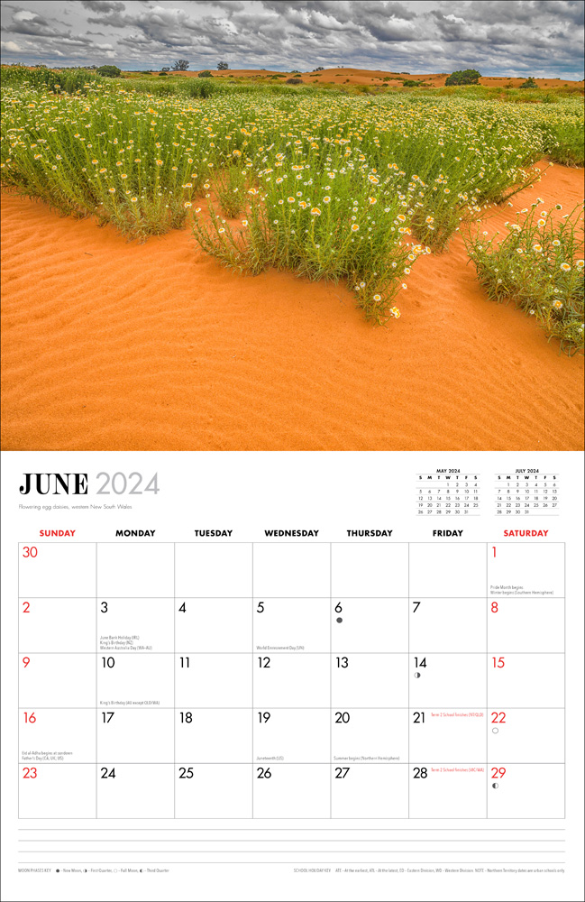 Australian Outback - Steve Parish - 2024 Wall Calendar (Horizontal) by ...