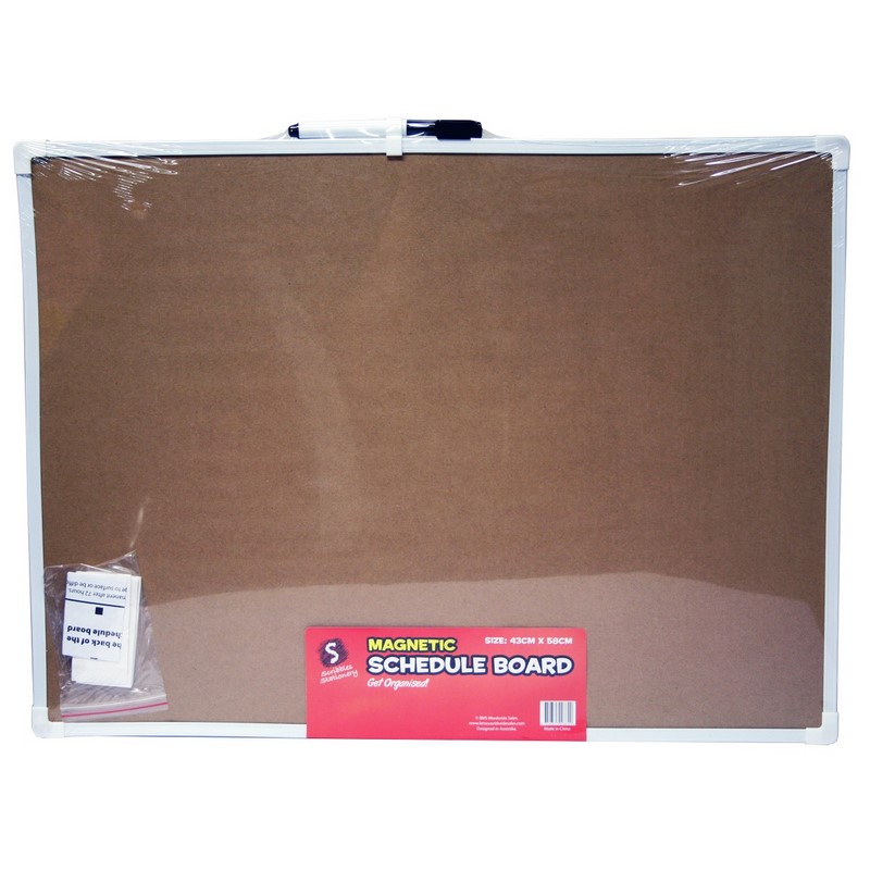 Magnetic Schedule Board, Scribbles Stationery by BMS Brands ...