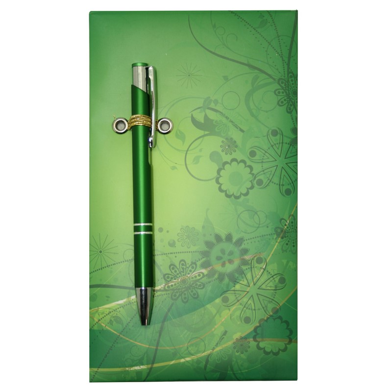 Green Pattern Notepad With Pen, Scribbles Stationery by BMS Brands ...