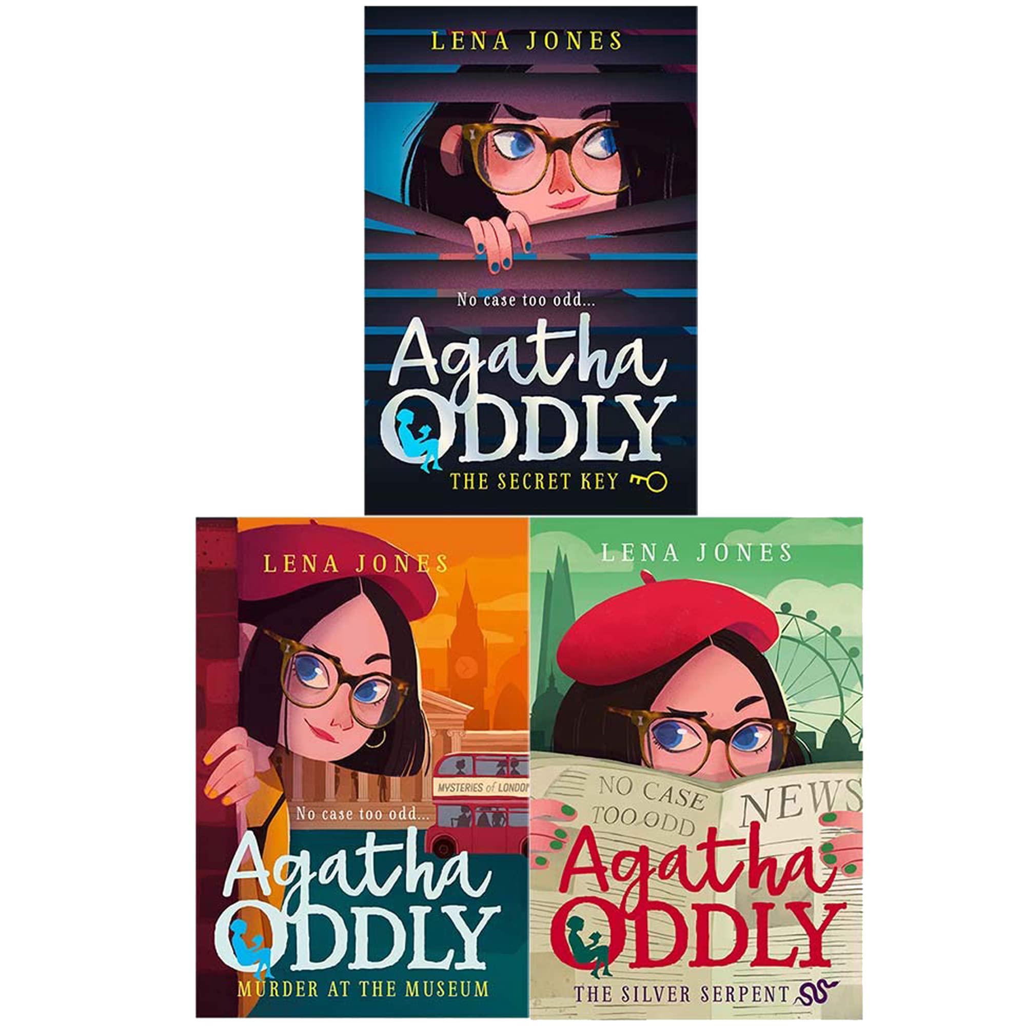 Agatha Oddly Detective Series - 3 Books Collection Set, (The Secret Key ...