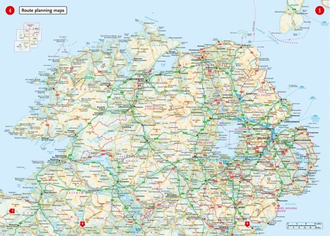 Comprehensive Road Atlas Ireland [New Edition] by Collins Maps ...
