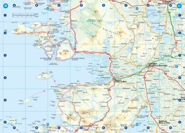 Comprehensive Road Atlas Ireland [New Edition] by Collins Maps ...