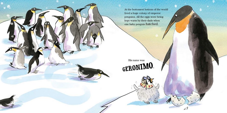 Geronimo, The Penguin Who Thought he Could Fly! by David Walliams ...