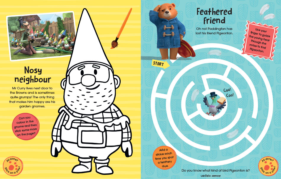 The Adventures of Paddington, My Sticker Activity Book by Author TBC ...