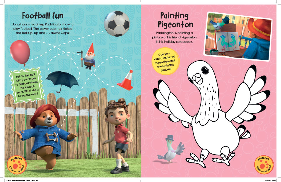 The Adventures of Paddington: My Holiday Sticker Book, My Holiday ...