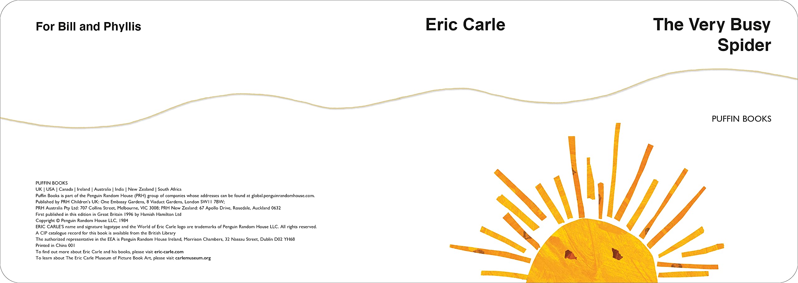 The Very Busy Spider by Eric Carle | 9780141338323 | Booktopia