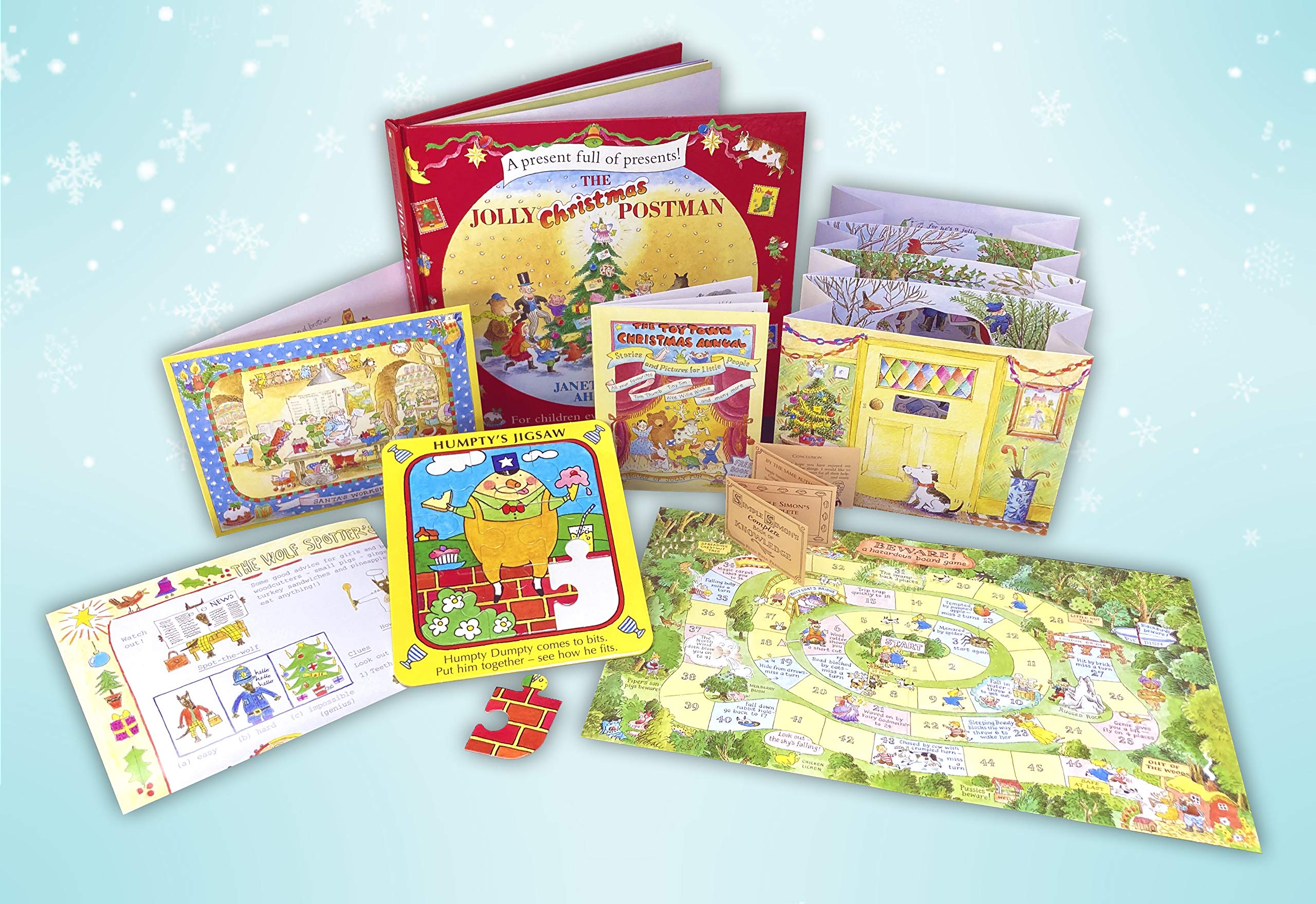 The Jolly Christmas Postman, The Jolly Postman by Janet Ahlberg ...