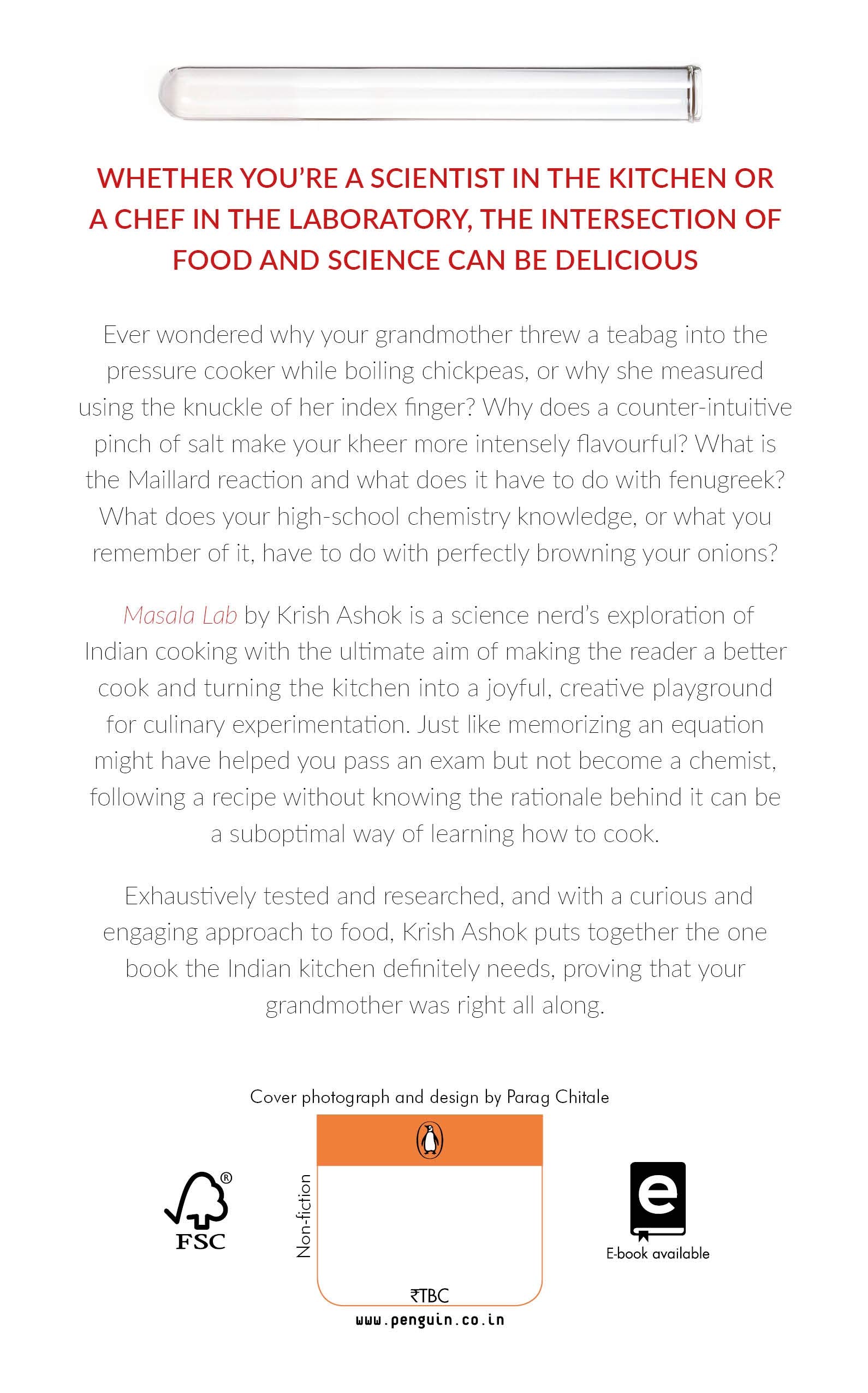 Masala Lab, The Science of Indian Cooking by Krish Ashok ...