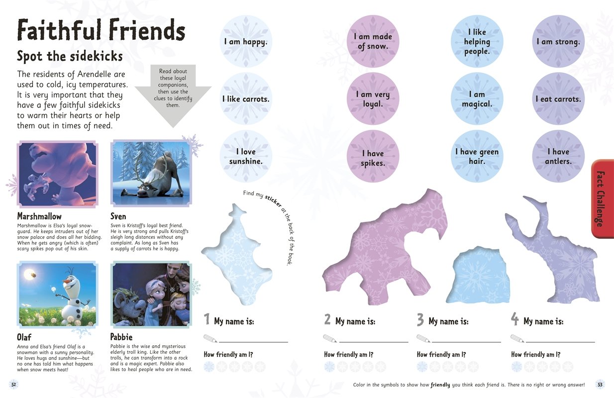 Disney Frozen, DK Ultimate Factivity Collection by Dorling Kindersley ...