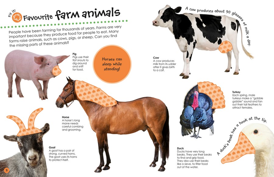 Farm Ultimate Sticker Book, More than 250 reusable stickers by ...