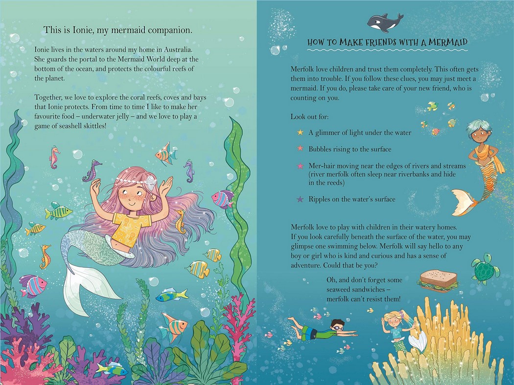 My Secret World of Mermaids, Lockable Story And Activity Book by Ellie ...