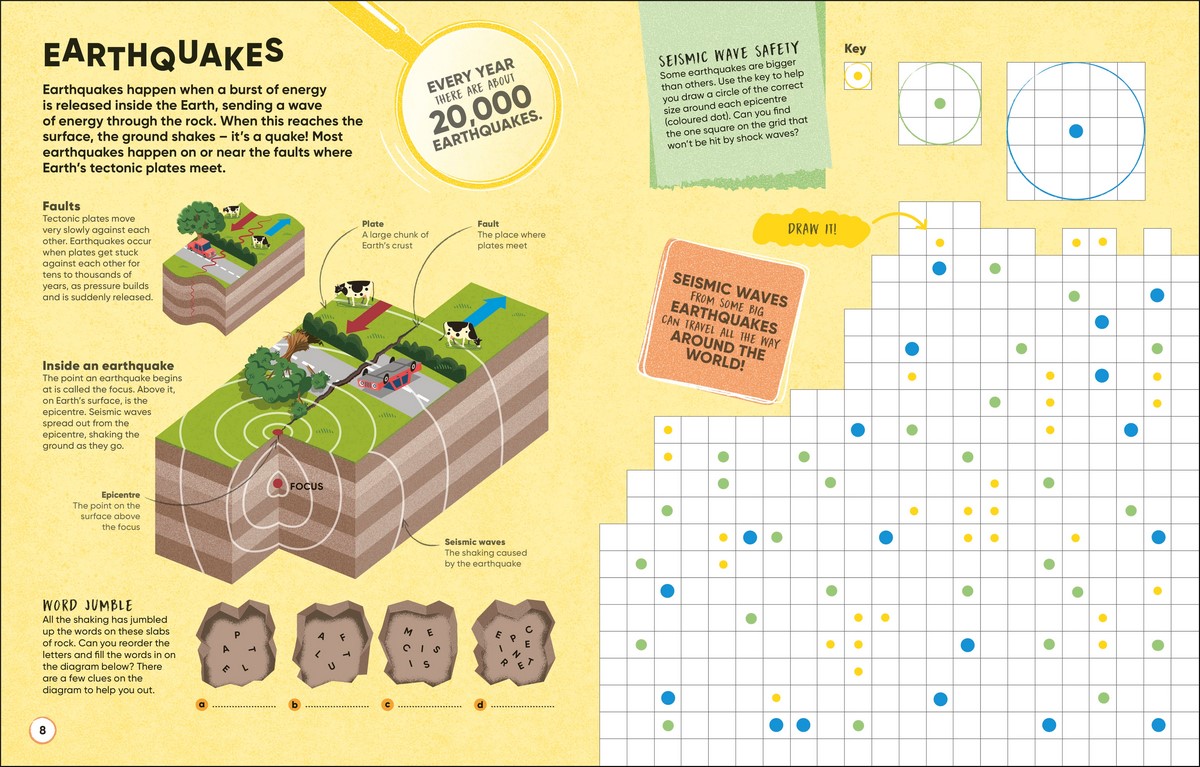 Active Learning Volcanoes and Earthquakes, Over 100 Brain-Boosting ...