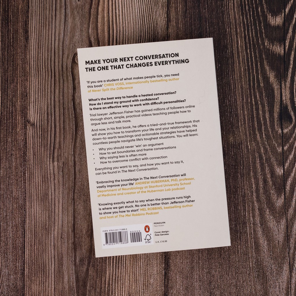 The Next Conversation by Jefferson Fisher | Argue Less, Talk More | 9780241719886 | Booktopia