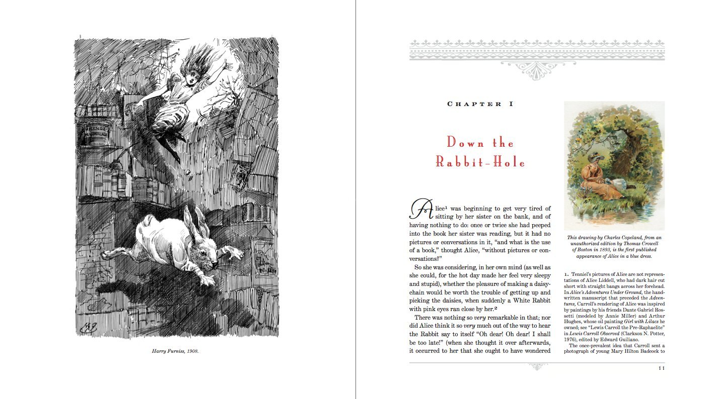 The Annotated Alice, 150th Anniversary Deluxe Edition by Lewis Carroll ...