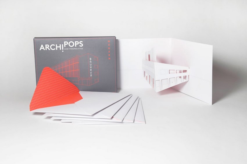Archipops New Perspectives: Modern, 6 Pop-Up Notecards set by Corina ...