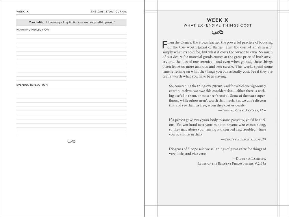 The Daily Stoic Journal, 366 Days of Writing and Reflecting on the Art ...