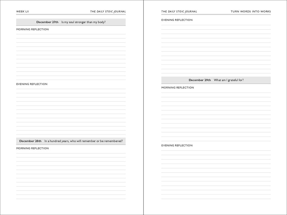 The Daily Stoic Journal, 366 Days of Writing and Reflecting on the Art ...