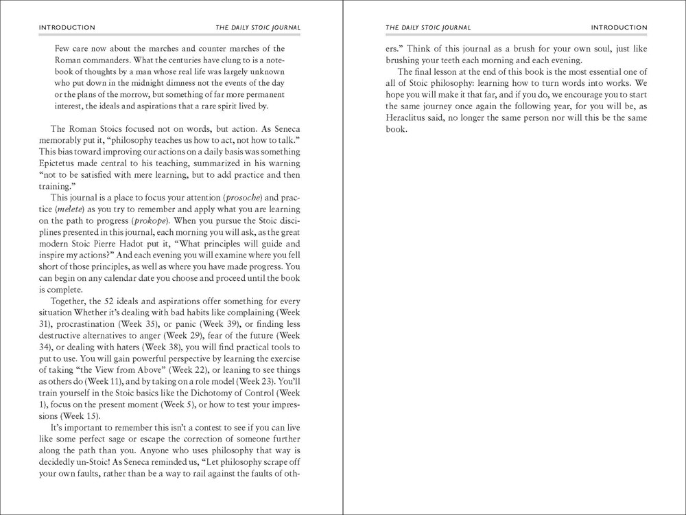 The Daily Stoic Journal, 366 Days of Writing and Reflecting on the Art ...