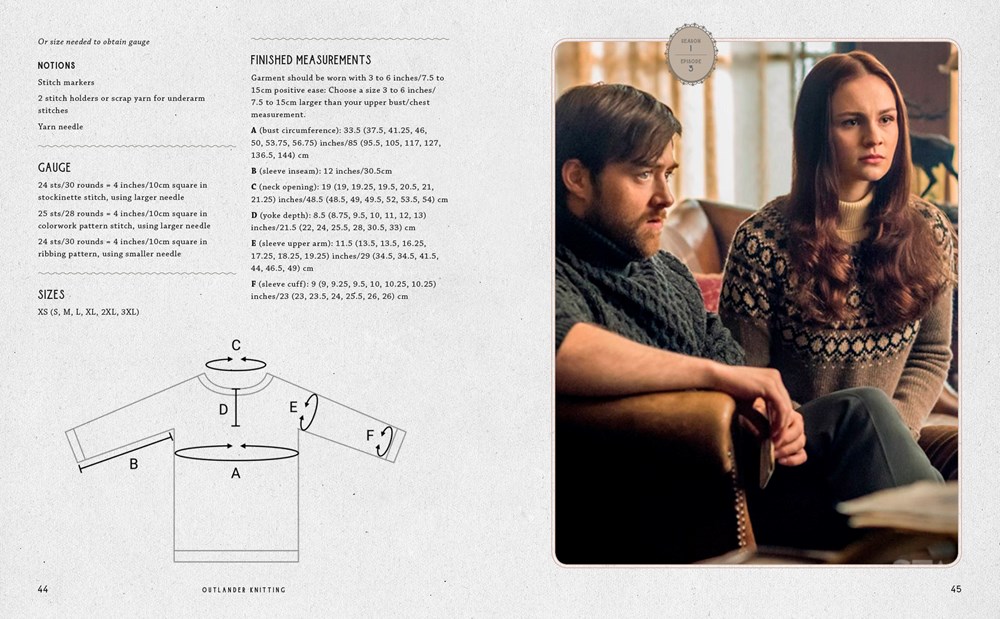 Outlander Knitting, The Official Book of 20 Knits Inspired by the Hit ...