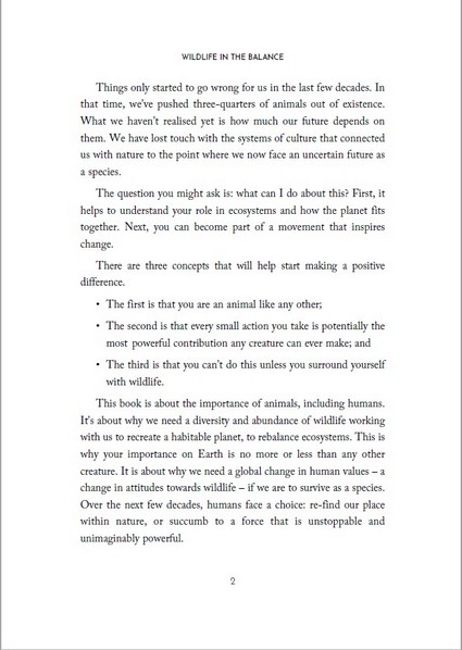 Wildlife in the Balance, Why Animals are Humanity's Best Hope by Simon ...