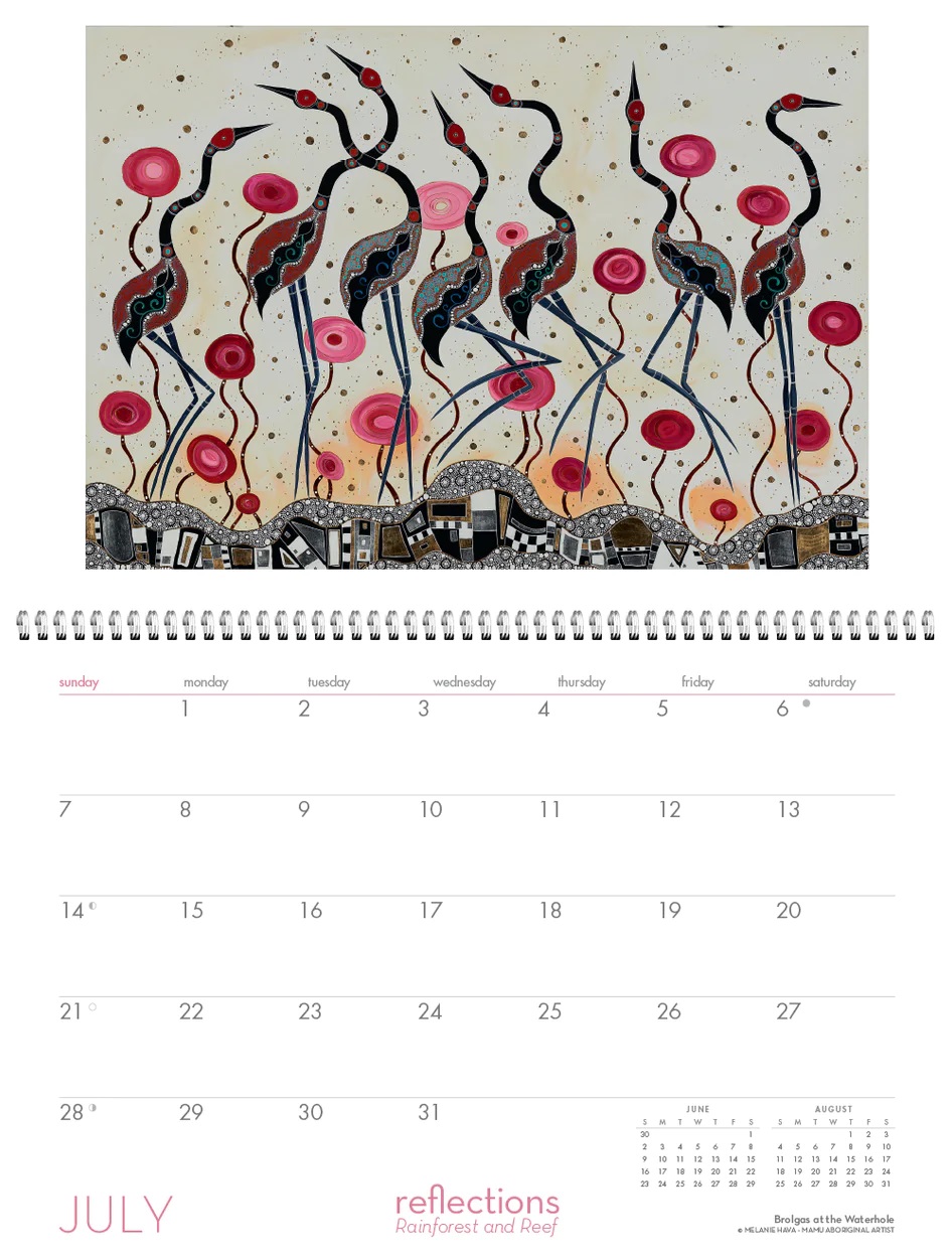 Reflections: Rainforest and Reef - 2024 Wall Calendar by Melanie Hava ...