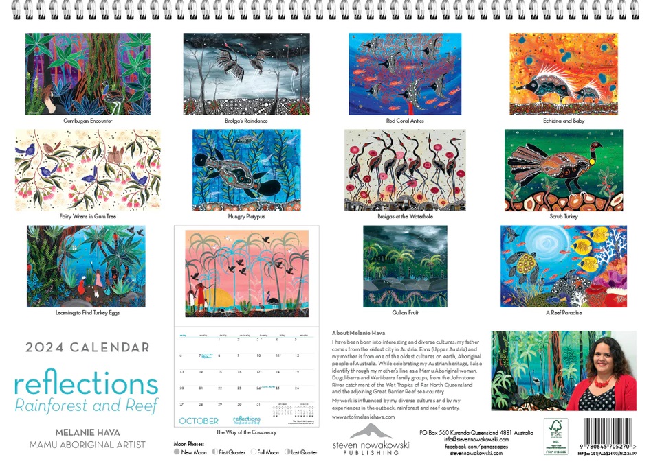 Reflections: Rainforest and Reef - 2024 Wall Calendar by Melanie Hava ...