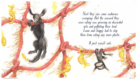 Louie and Snippy : Save the Sea, Louie and Snippy by Collette Dinnigan ...