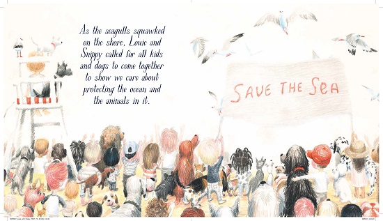 Louie and Snippy : Save the Sea, Louie and Snippy by Collette Dinnigan ...