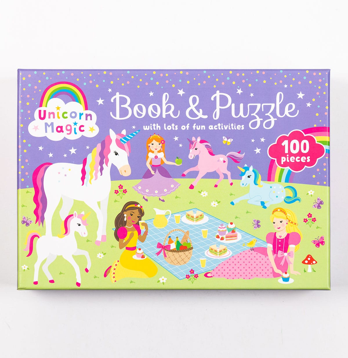 Unicorn Magic Book and Puzzle : With Lots Of Fun Activities, 100-Piece ...