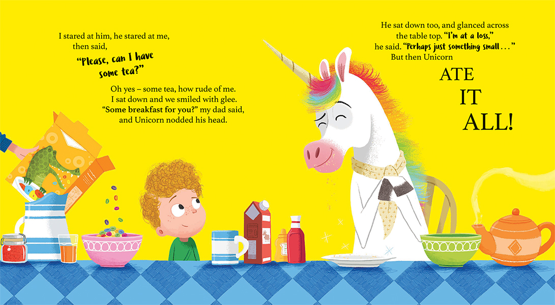 The Unicorn Who Came to Breakfast by Emma Adams | 9780702318016 | Booktopia