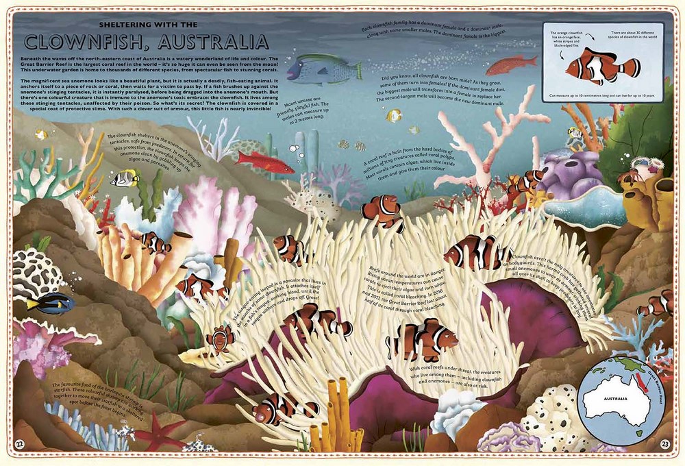 Atlas of Ocean Adventures, Collection of Natural Wonders, Marine ...