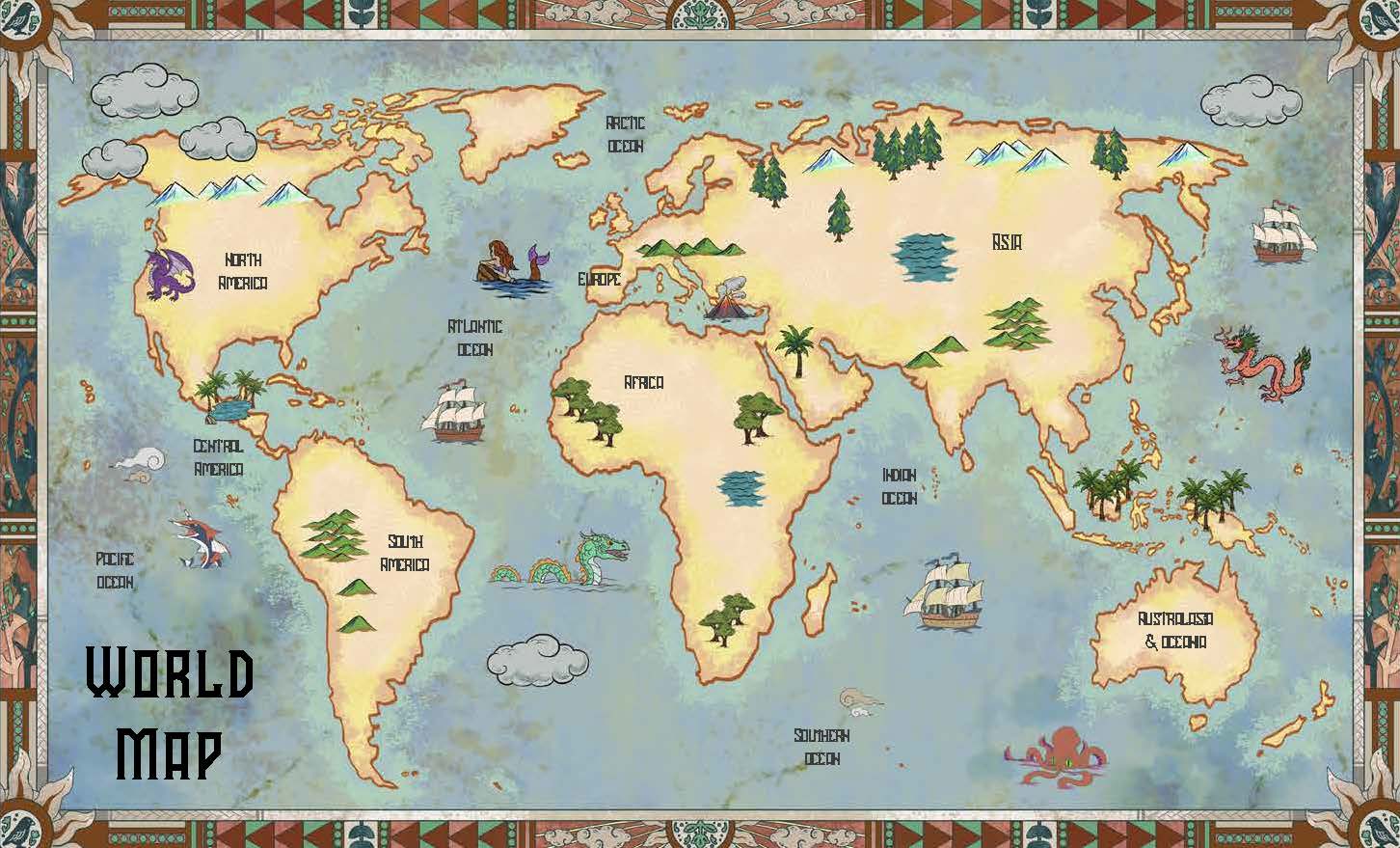 An Atlas of Lost Kingdoms, Discover Mythical Lands, Lost Cities and ...