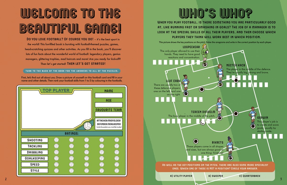 Football Fantastic Activity Book by Damien Weighill | 9780711276987 ...