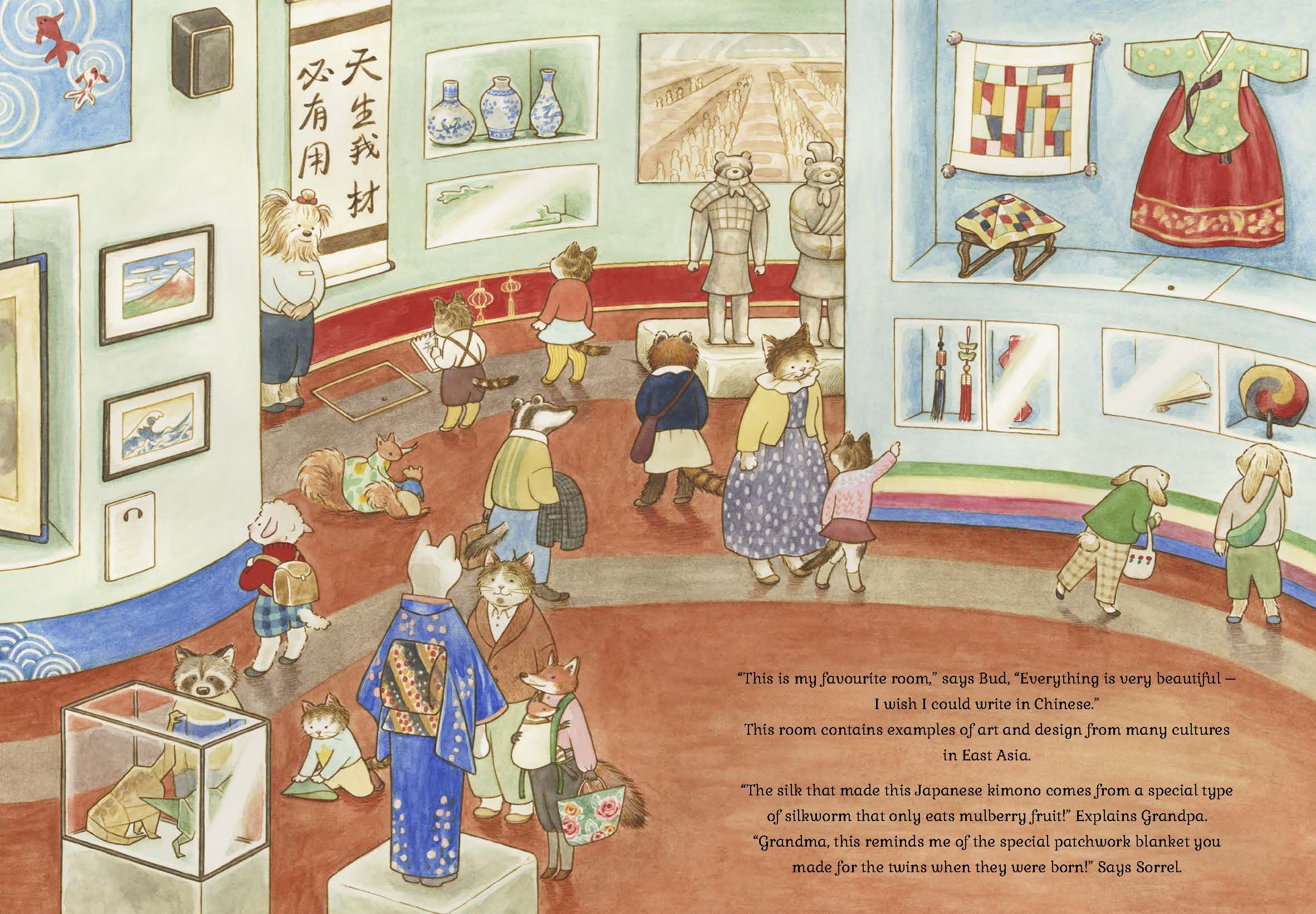 Cat Family at The Museum, The Cat Family by Eunyoung Seo ...