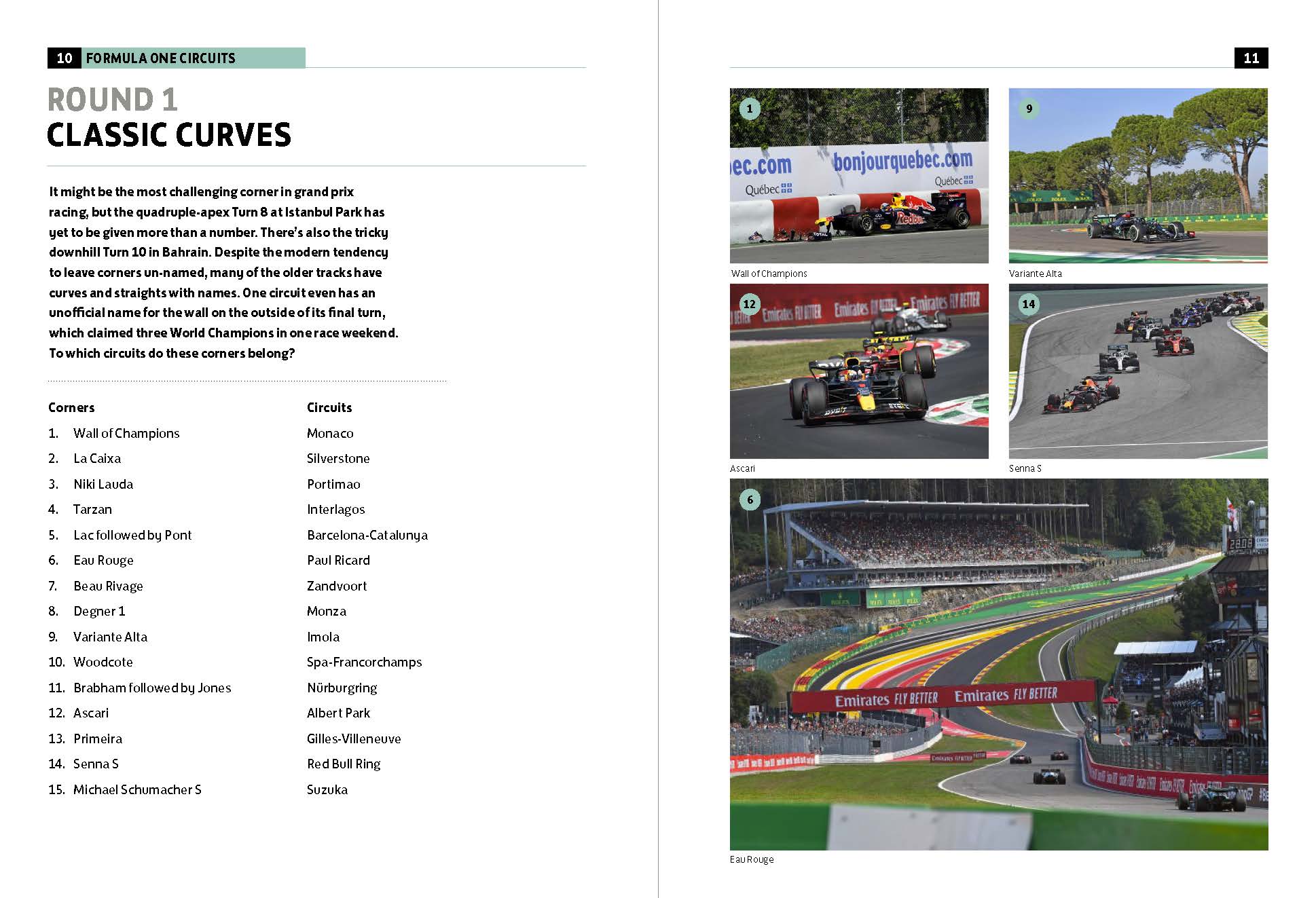 Formula One Quiz Book, 500 questions to test your F1 knowledge by Ewan ...
