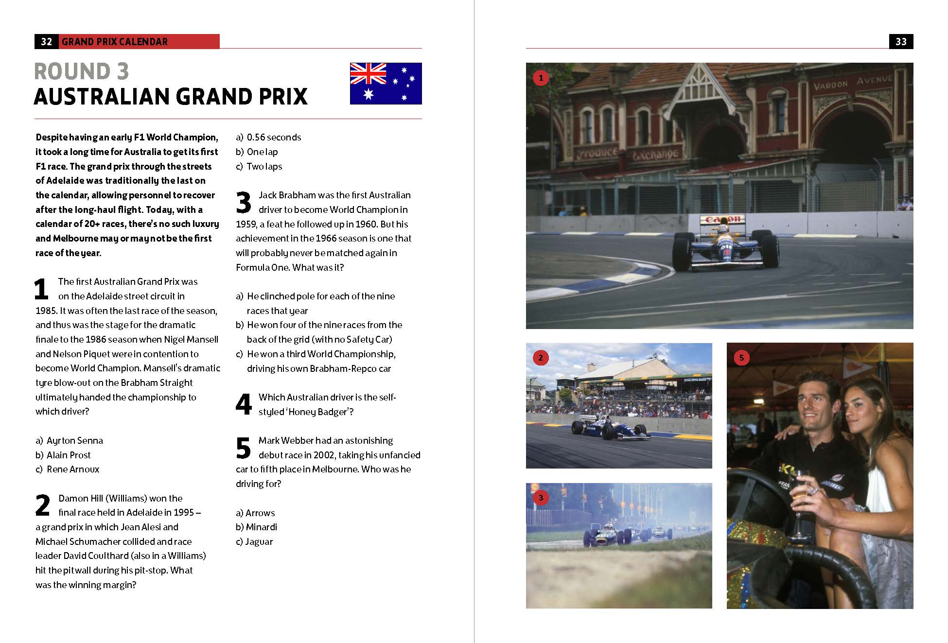 Formula One Quiz Book, 500 questions to test your F1 knowledge by Ewan ...