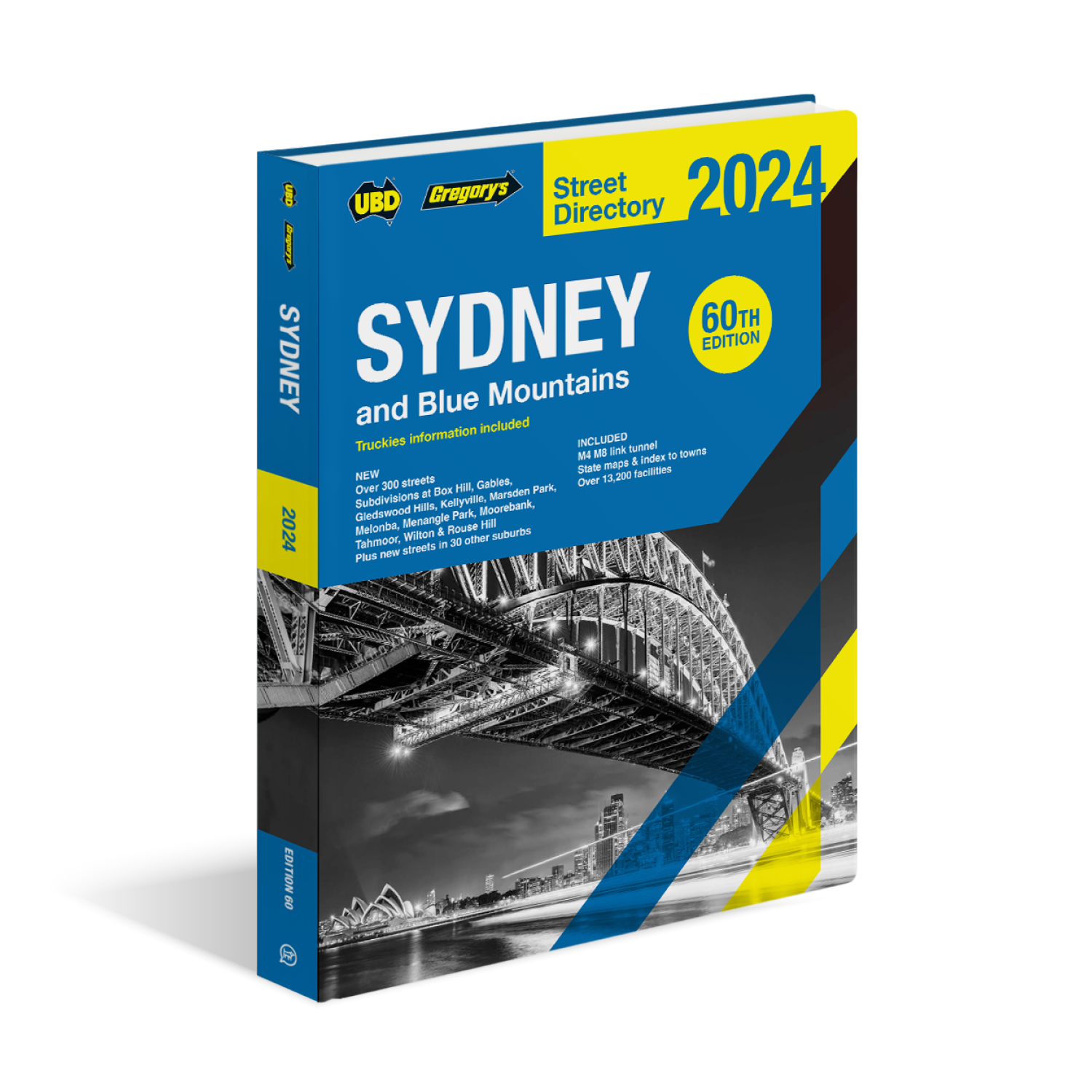 Sydney & Blue Mountains Street Directory 2024 60th by UBD Gregory's ...