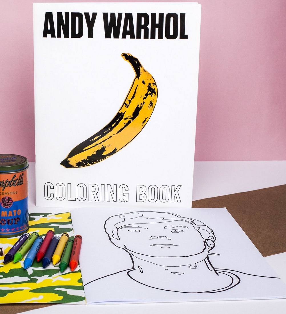 Andy Warhol Coloring Book, Adult & Kids Colouring Book by Andy Warhol ...