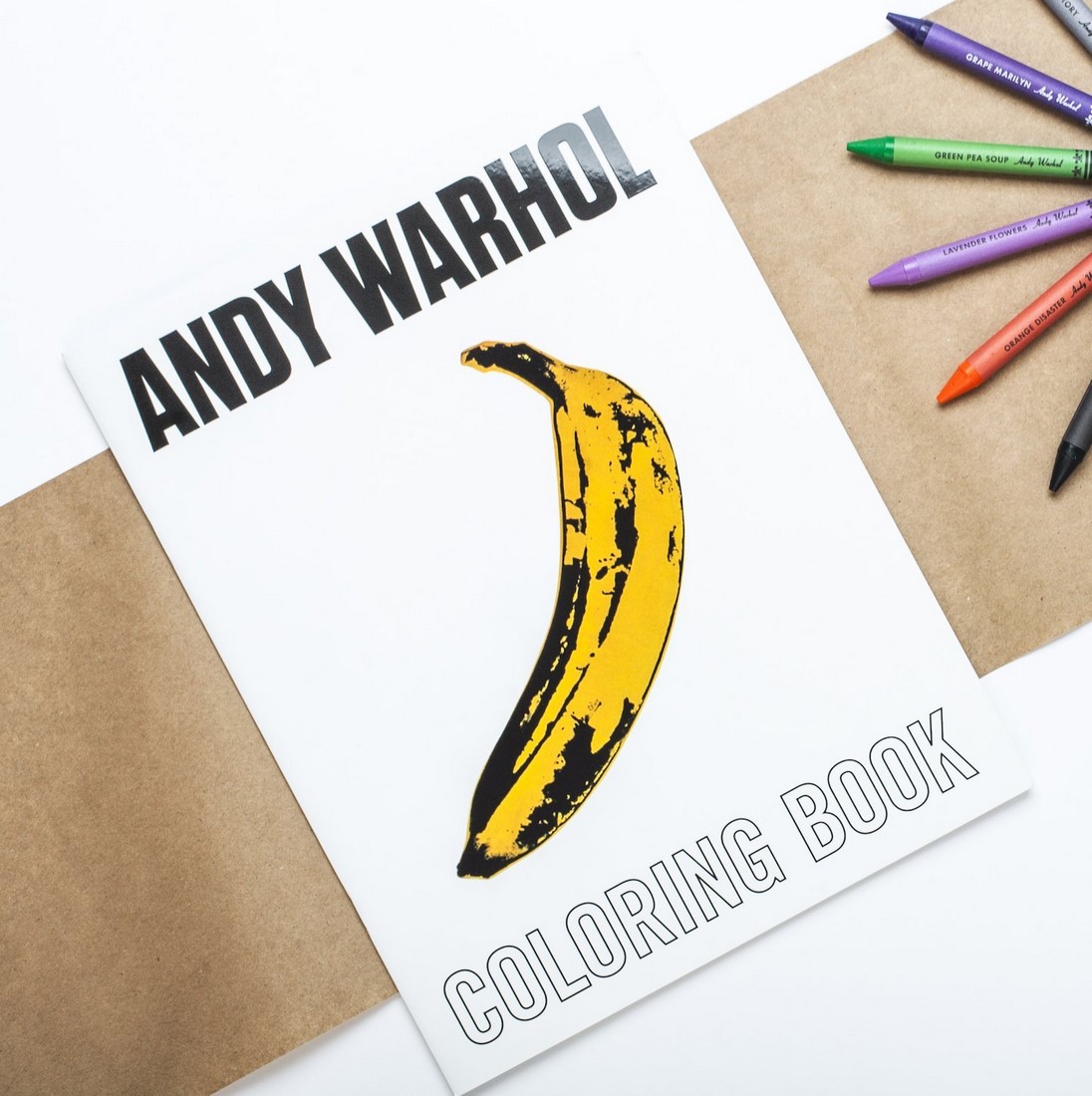 Andy Warhol Coloring Book, Adult & Kids Colouring Book by Andy Warhol ...