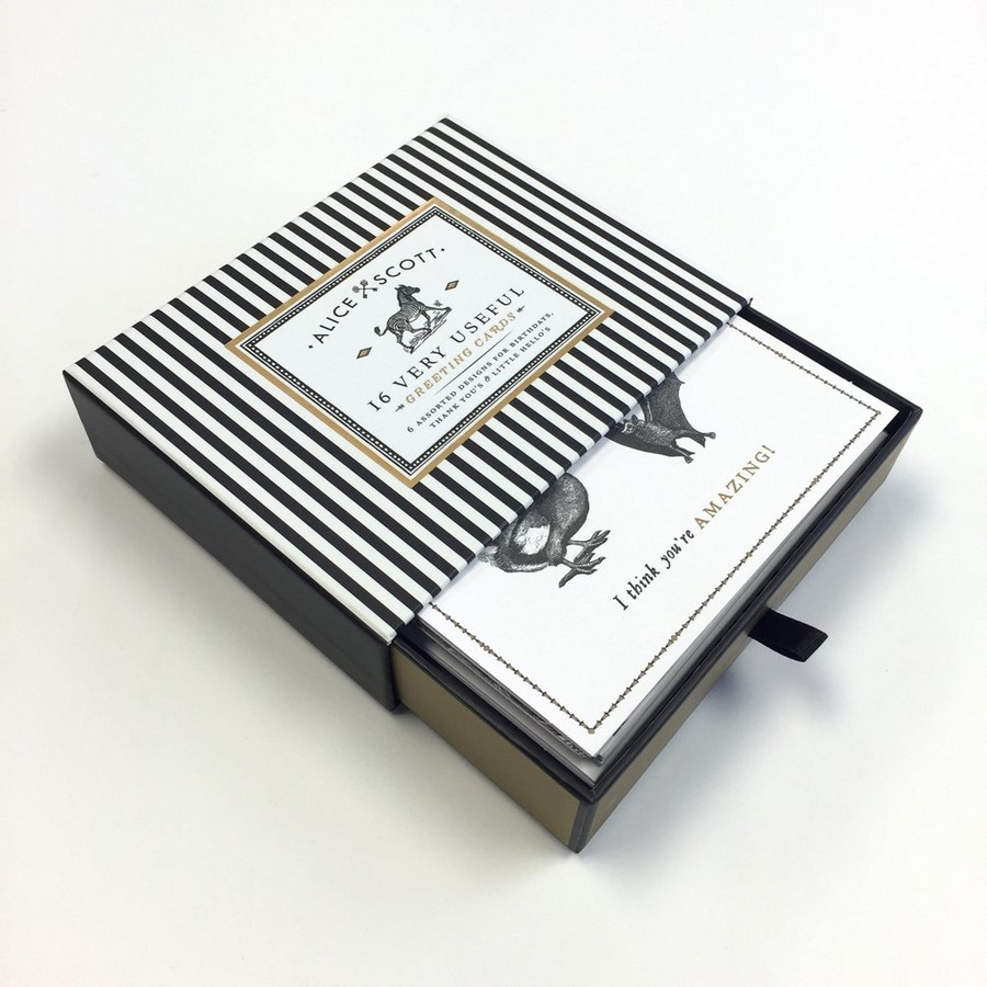 Alice Scott Greeting Card Assortment, 16 tent-folded Cards (6 designs ...