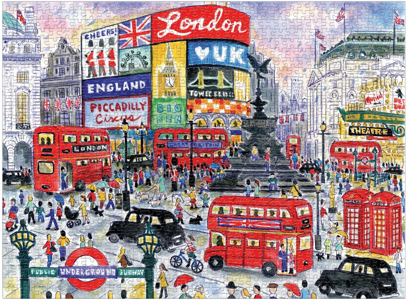 London - Puzzle by Michael Storrings | 1000-Piece Jigsaw Puzzle ...
