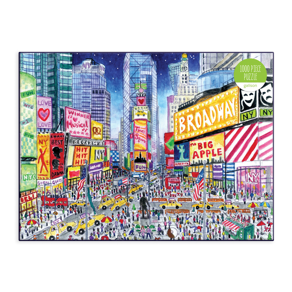 Times Square, 1000 Piece Puzzle by Michael Storrings | 9780735367074 ...