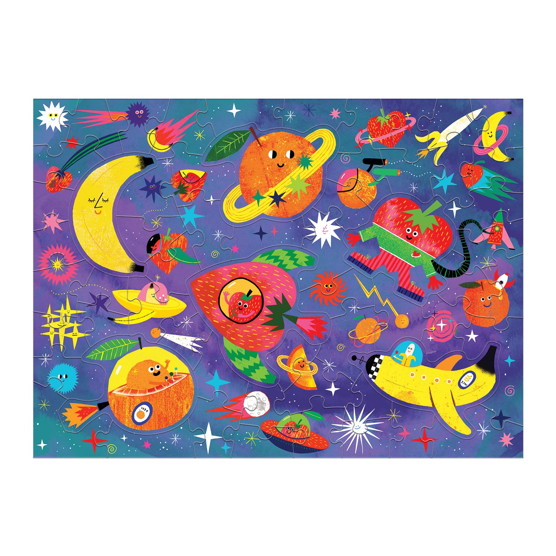 Cosmic Fruits - Scratch and Sniff Puzzle by Mudpuppy | 60-Piece Jigsaw ...