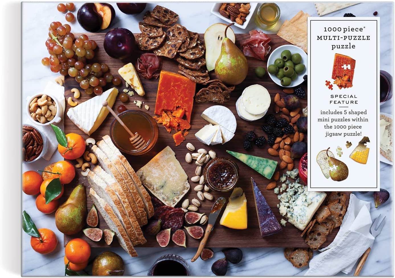 The Art of the Cheeseboard - Multi-Puzzle, 1000-Piece Jigsaw Puzzle by ...