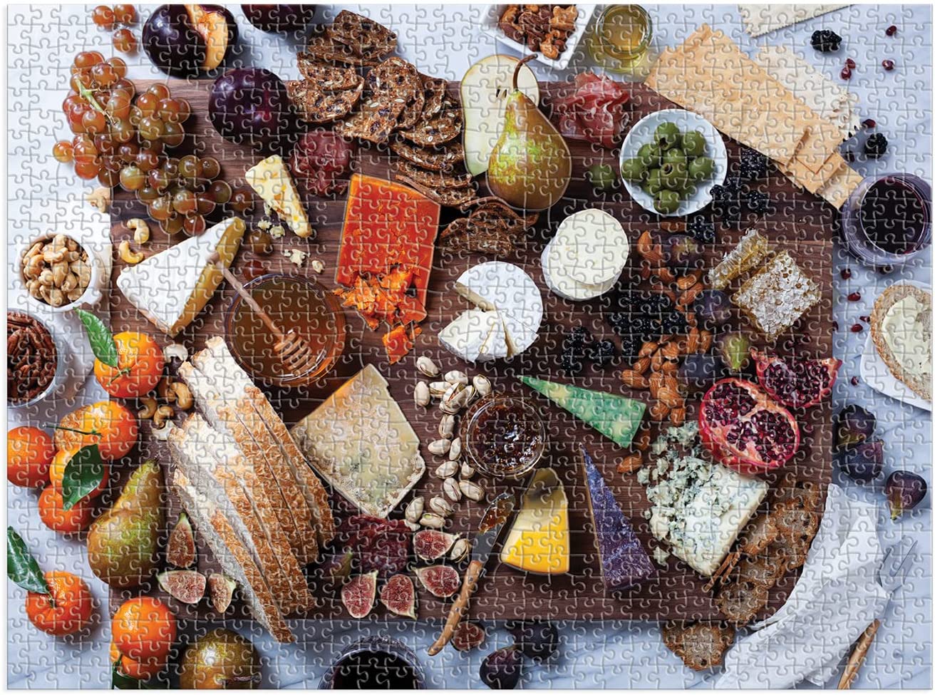 The Art of the Cheeseboard - Multi-Puzzle, 1000-Piece Jigsaw Puzzle by ...