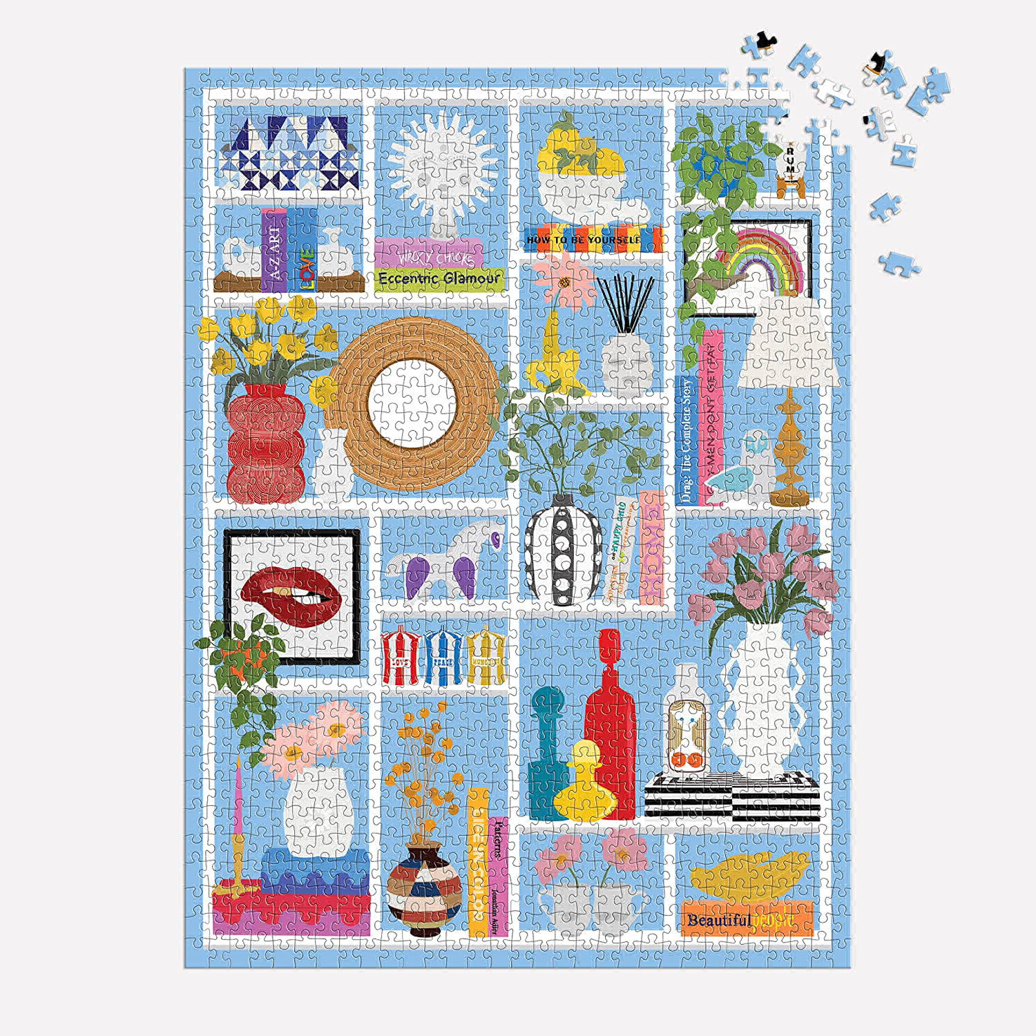 Jonathan Adler: Shelfie - Puzzle by Galison | 1000-Piece Jigsaw Puzzle ...