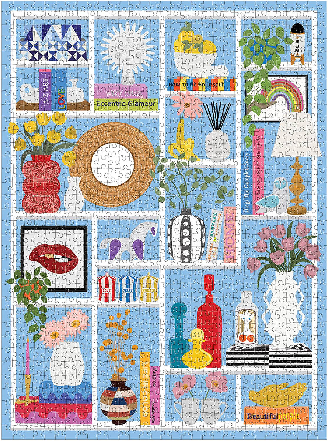 Jonathan Adler: Shelfie - Puzzle by Galison | 1000-Piece Jigsaw Puzzle ...