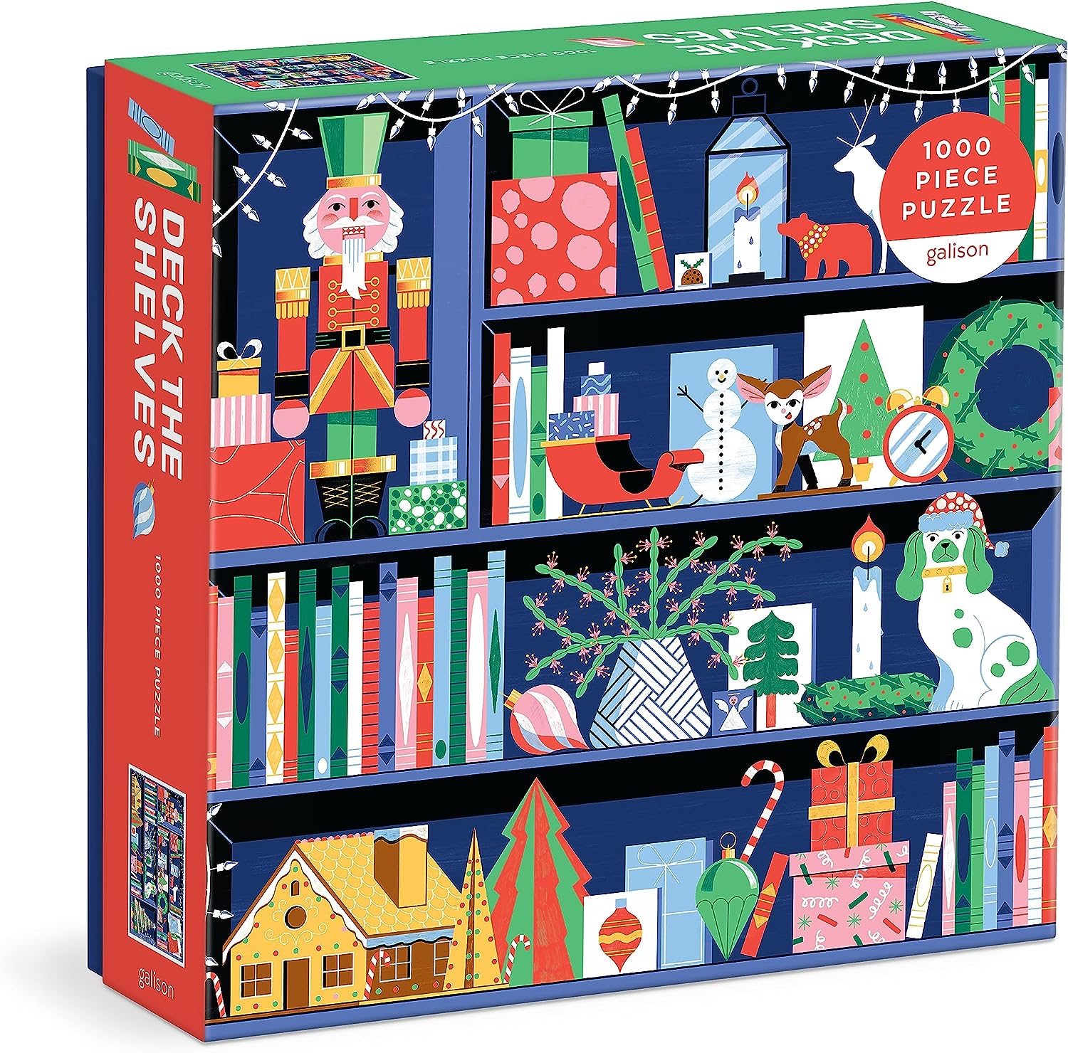 Deck the Shelves - Puzzle , 1000-Piece Jigsaw Puzzle by Michael Driver ...